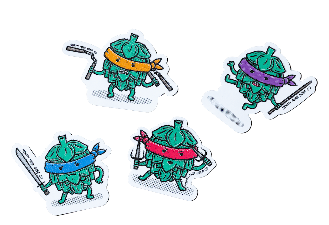 Disciples of Fu! Sticker Pack – North Park Beer Company